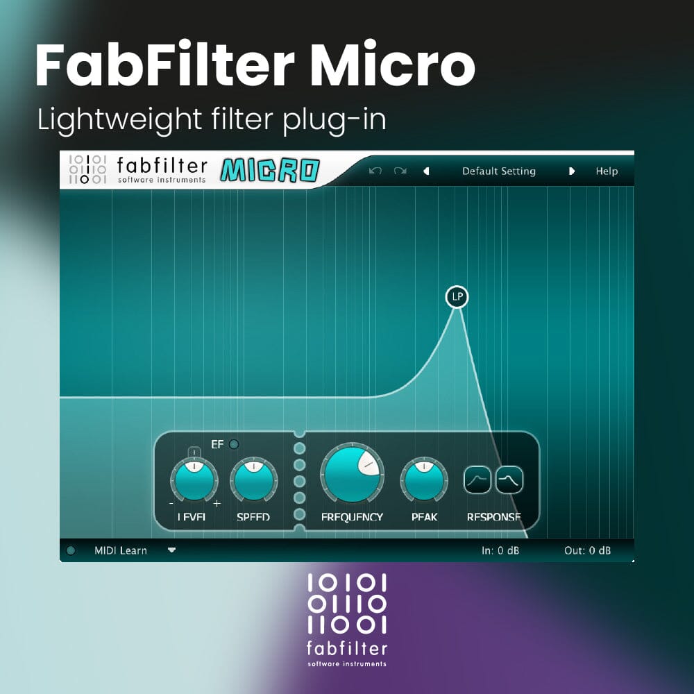 FabFilter Micro - Lightweight filter plug-in – Samplesound