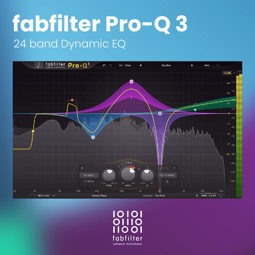 FabFilter Pro-Q 3 - 24 band Dynamic EQ – Samplesound
